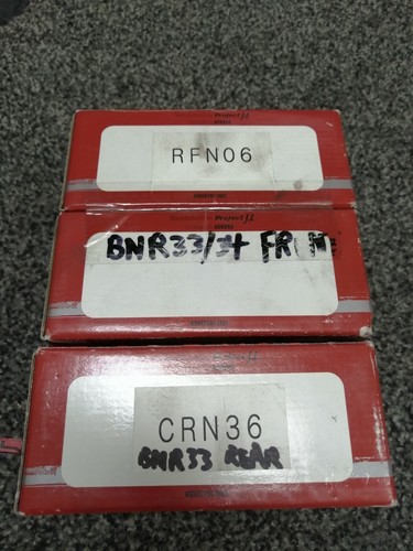 rare jdm Carbonetic race brake pads R32 R33 R34 GTR Brembo project mu ...