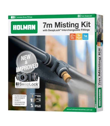 Holman 7m X 7mm Misting System Kit With SwapLock Watering Greenhouses ...