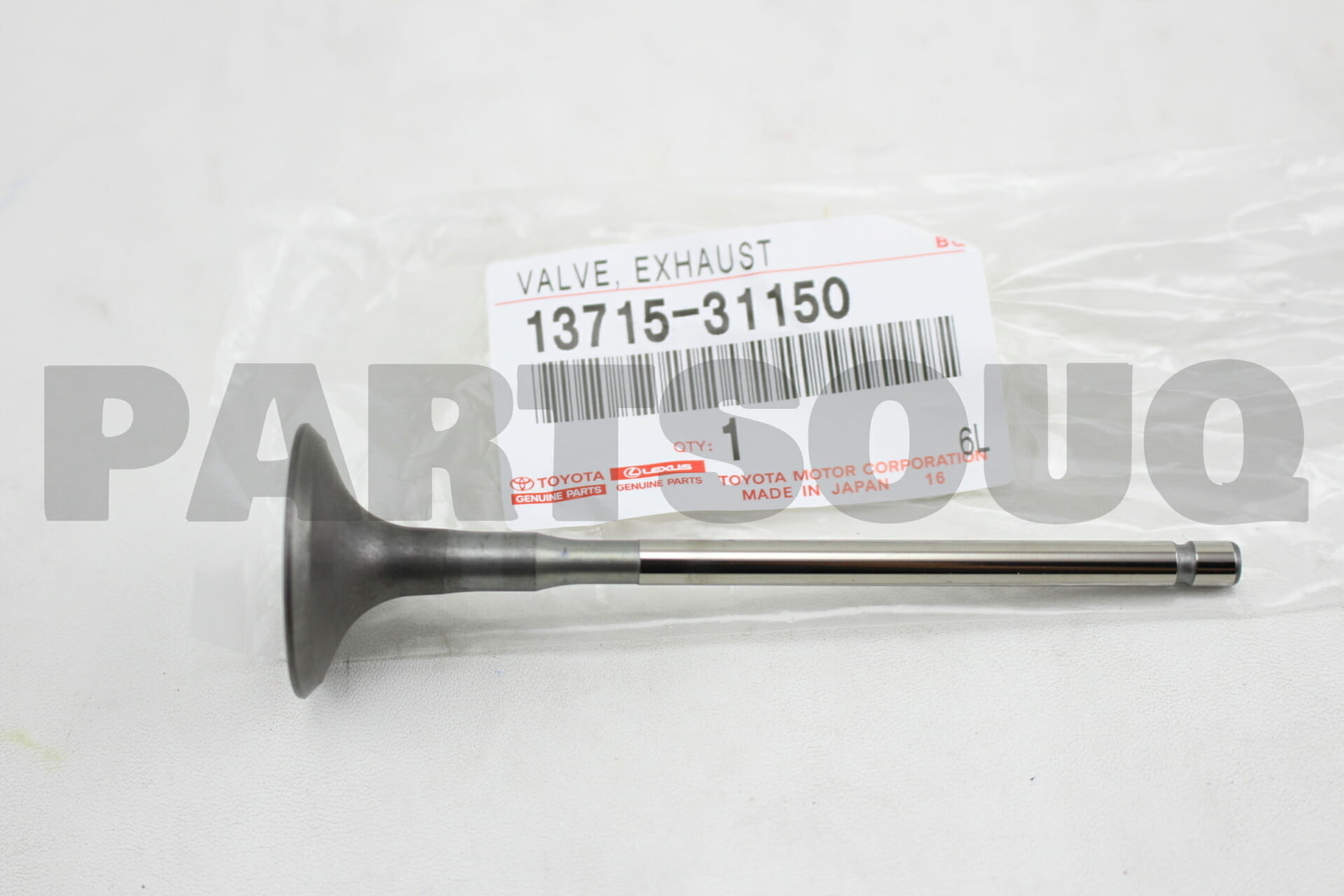 1371531150 Genuine Toyota VALVE, EXHAUST 13715-31150 | eBay
