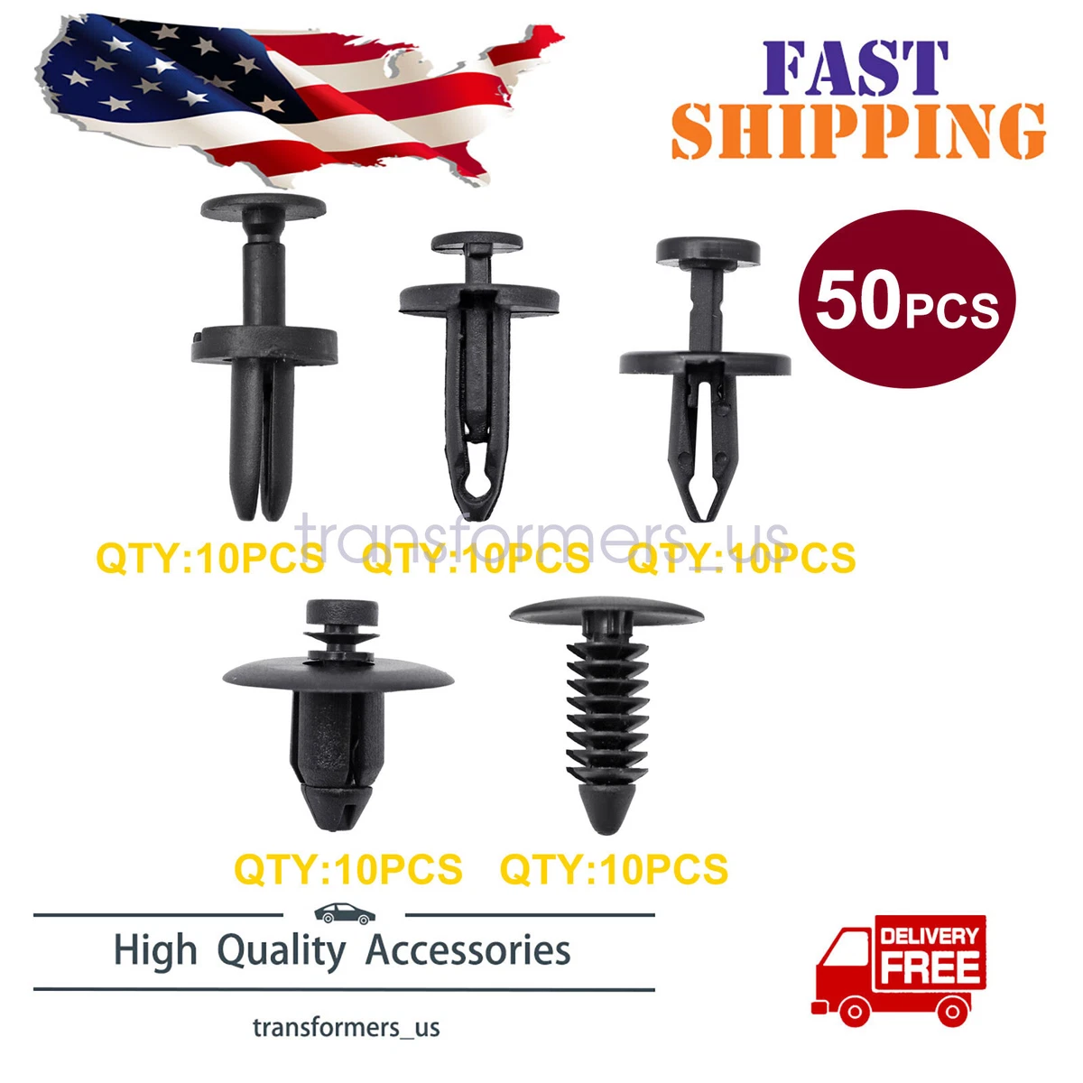 Charger Plastic Fastener