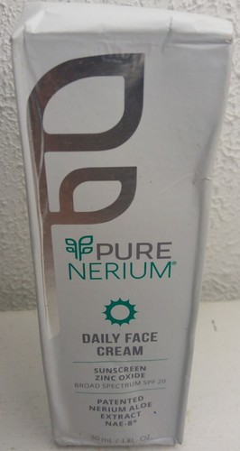 Pure Nerium Daily Face Cream Sunscreen Zinc Oxide Broad Spectrum SPF 20 ...