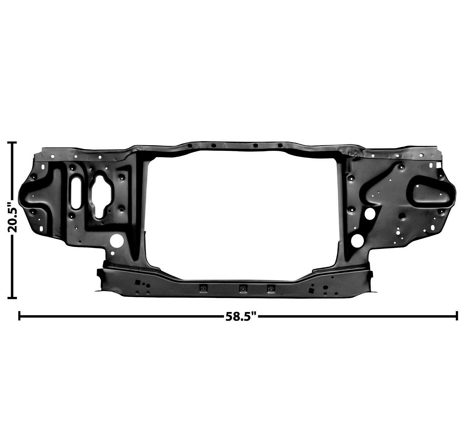 1971~1973 Mustang Radiator Core Support EDP Steel EDP Steel Dynacorn ...