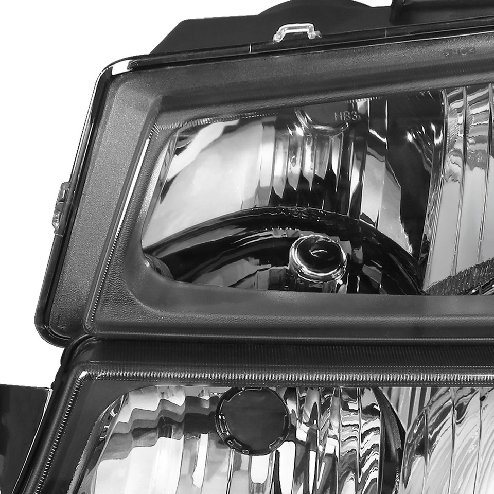 Pair Headlights For Chevy Silverado 1500/2500 HD 3500 & Avalanche 1500/ ...
