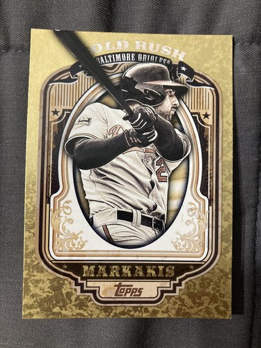 2012 Topps Wrapper Redemption Gold Rush #80 Nick Markakis Baltimore ...