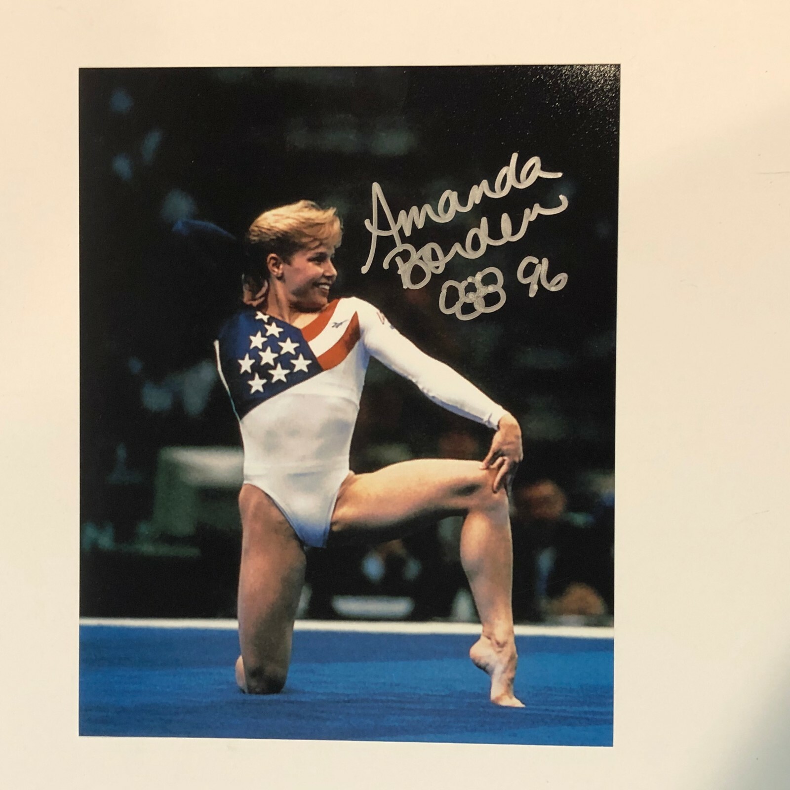 AMANDA BORDEN 1996 USA Womens Gymnastics Hand Signed / Autographed 8x10 ...