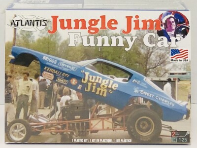 Atlantis Jungle Jim Camaro Funny Car 1:25 scale Plastic Model Kit | eBay
