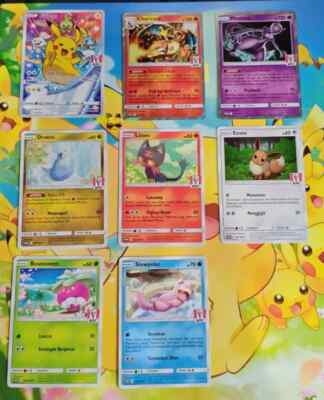 Pokemon Pikachu KFC Promo Limited Set Indonesia Galar Starters 2020 NM ...