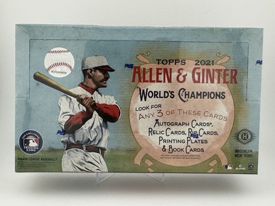 2021 Topps Allen & Ginter Baseball - SEALED Hobby Box | eBay