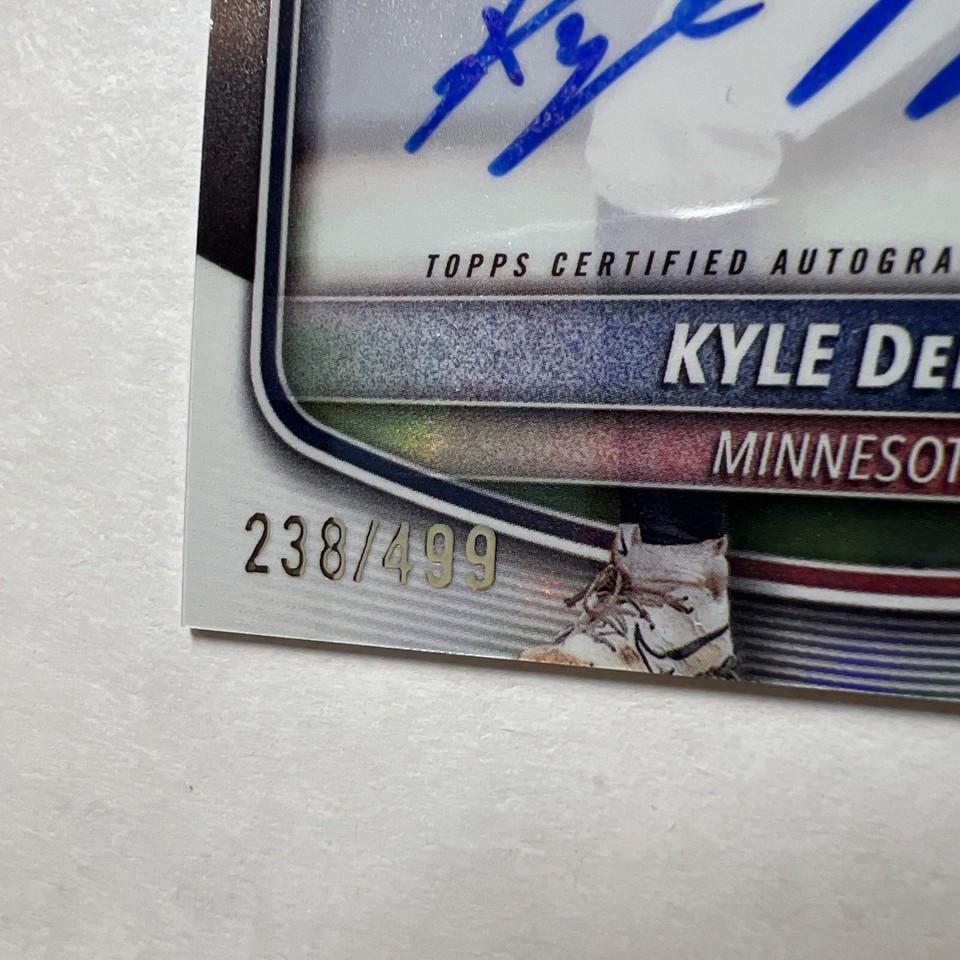 KYLE DEBARGE 2025 BOWMAN CHROME 1ST AUTOGRAPH REFRACTOR AUTO /499 Q1940 ...