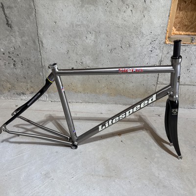 XL Litespeed Siena Titanium Road Frame, Carbon Stays & Full Carbon ...