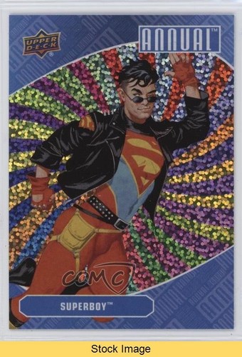 2023-24 Upper Deck DC Annual Color Wheel Sparkle Superboy #76 READ 0nr3 ...
