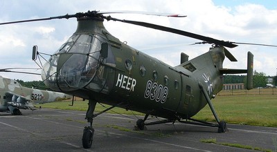 H-21 Shawnee Piasecki H21 Army Helicopter Wood Model Replica Large Free ...