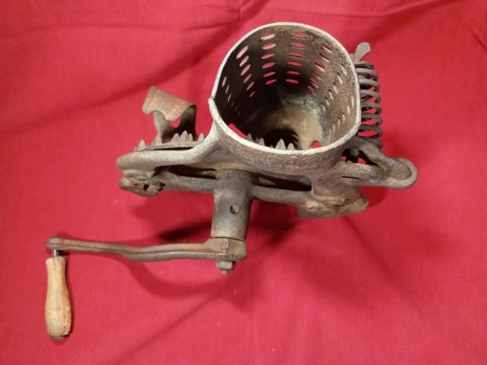 Antique Cast Iron Black Hawk Corn Sheller A.H. Patch Clarksville TN | eBay