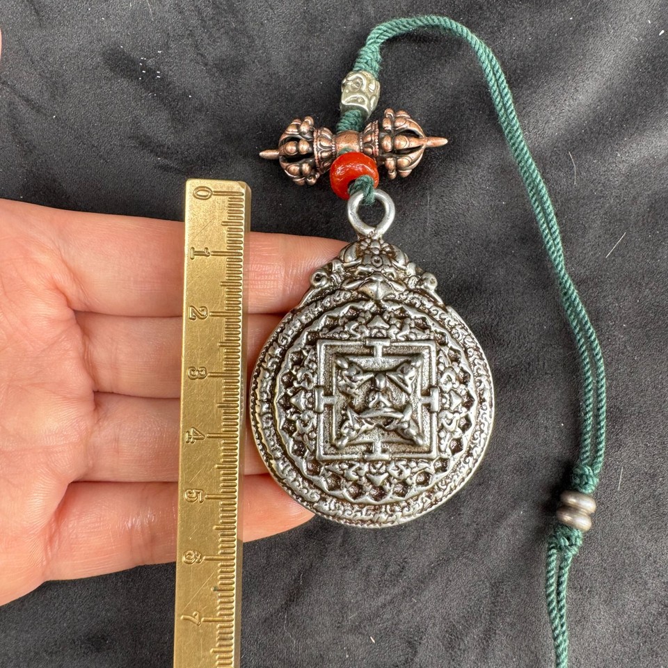 2.16" Old Chinese Tibetan Buddhism Thokcha olecranon Jiugong Jin ...