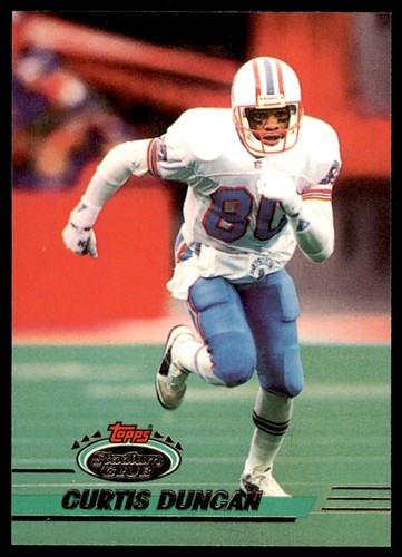 1993 STADIUM CLUB. CURTIS DUNCAN HOUSTON OILERS #49 | eBay