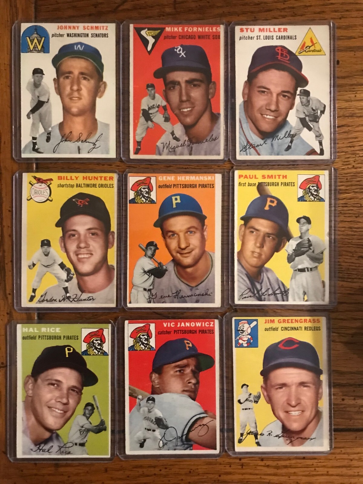 Hal Rice Pirates 1954 Topps Baseball Card (2205) | eBay