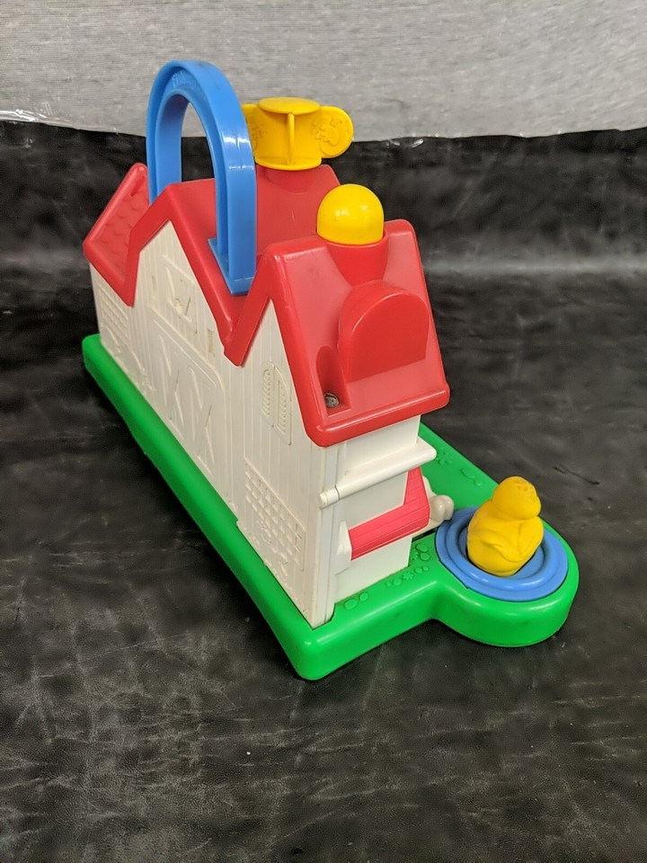 Vintage 1987 FISHER PRICE Animal Sounds Barn Farm Activity Learning ...