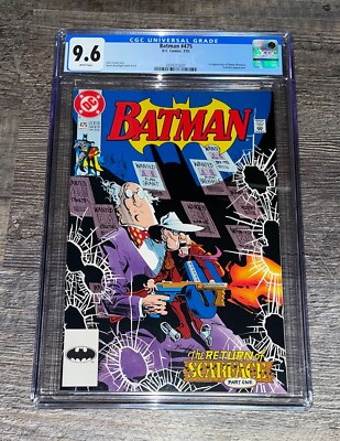 Batman #475 CGC 9.6 NM+ DC 1992 Scarface Gotham Girls 1st App Renee ...