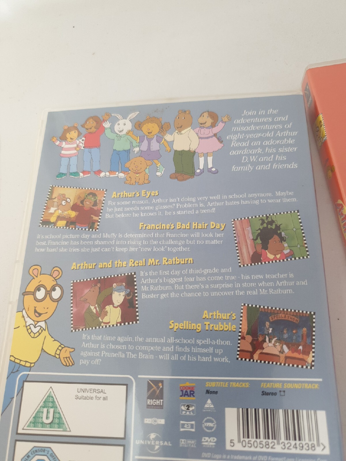 Rare Arthur 2005 x 2 DVDs The Scare Your Pants Off Club & All Eyes on ...