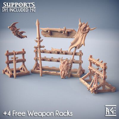 Soulless Weapons Rack Miniature | D&D DnD | | eBay