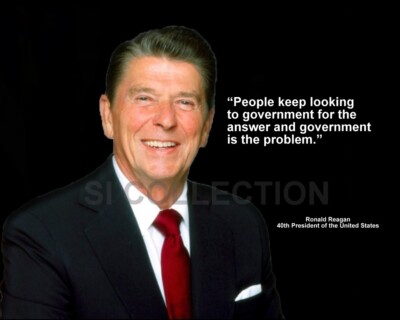 RONALD REAGAN "PEOPLE KEEP LOOKING TO THE..." QUOTE PHOTO VARIOUS SIZES ...