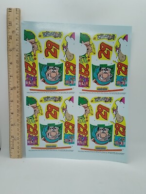 Cartoon Network 1/32 Scale Waterslide Nascar Decals Flintstone & Monte ...