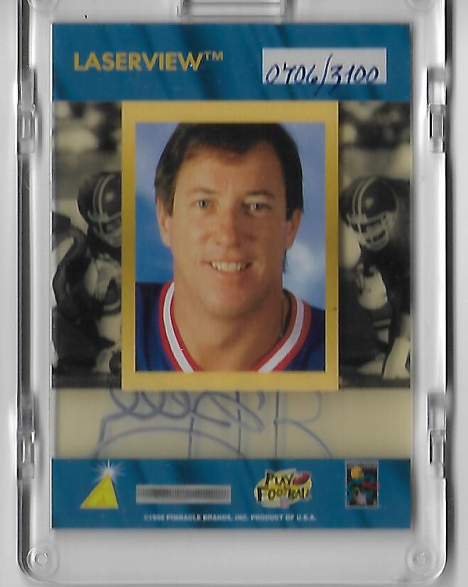Jim Kelly 1996 Laserview Inscriptions Signature HOF Auto Autograph SP ...