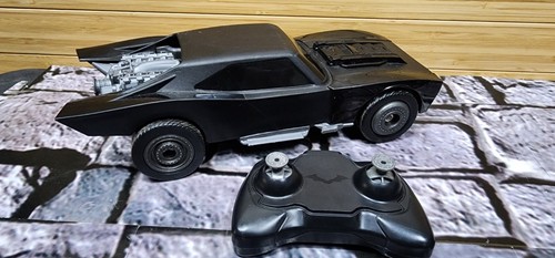 DC THE BATMAN 1:15 Turbo Boost BATMOBILE RC Car Wheelie Action SPIN ...
