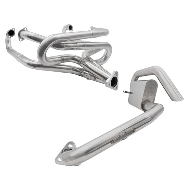 BUGPACK Stainless Steel 1-3/4" Merged Racing Exhaust Header W/Hide-Out ...
