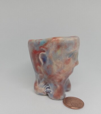 "Sigma-3" - Clay sculpture/Shot Glass. Signed. Hand made and glazed. | eBay