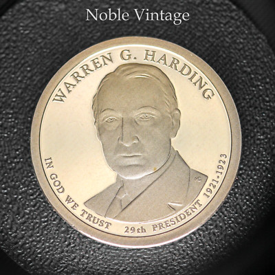 2014 S Proof Warren G. Harding Presidential Dollar Coin - From a Proof ...