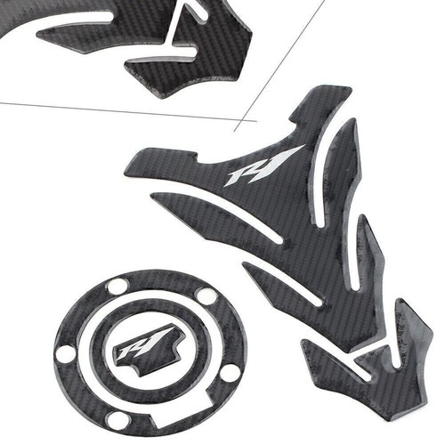 For Yamaha YZF1000 YZF-R1 R1M Gas Cover 3D Decal Fuel Tank Pad Carbon ...