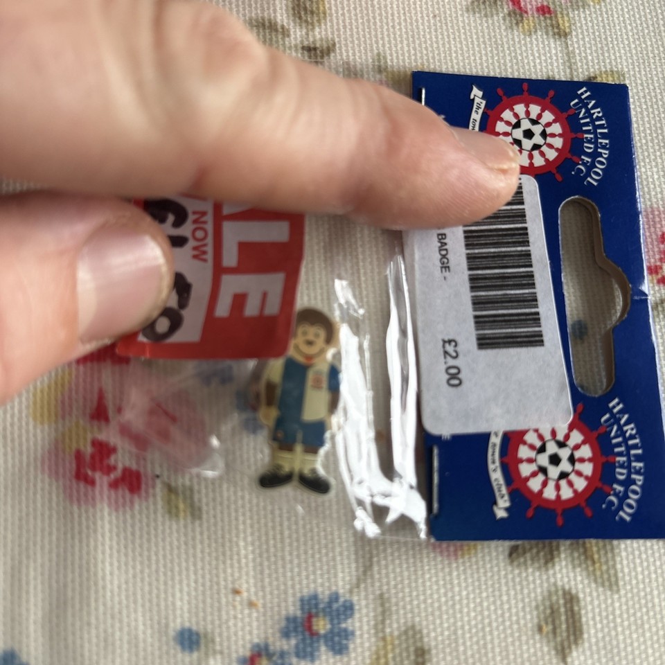 Official Merchandise, Hartlepool United Football Club Pin Badge H’angus ...