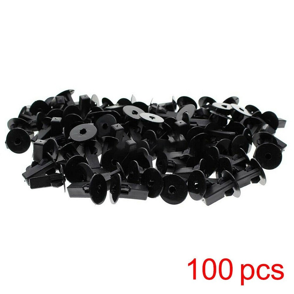 New 100*Car Fastener Clips Bumper Inner Fender Rivets Push For Toyota ...