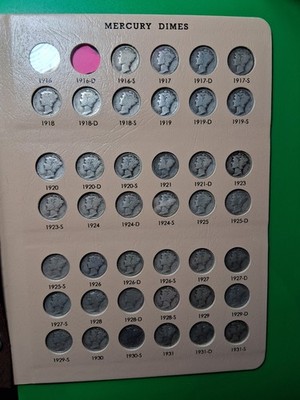 1916-1945 MERCURY DIME COLLECTION COMPLETE -NO 16D ONLY | eBay
