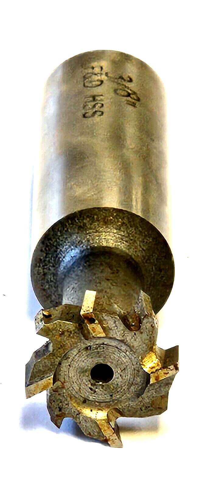 3/8"x1" CARBIDE TIPPED STAGGERED TOOTH WOODRUFF KEYSEAT CUTTER (USED ...