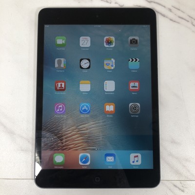 Ipad Mini 16GB Wi-Fi Space Gray Model A1432 iCloud Off Battery 86% ...