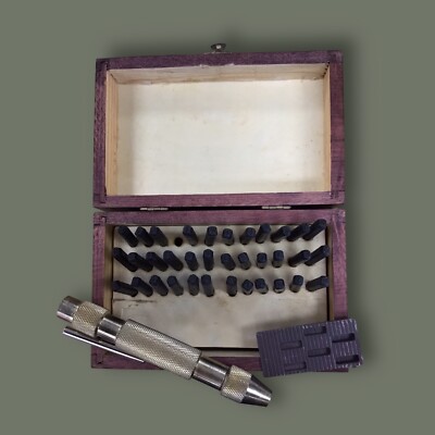 35pcs Alphabet Letter Metal Stamp Punch Set For Leather Craft Tools Kit ...