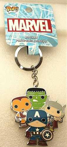 Marvel Avengers Funko POP! Metal & Enamel Key Chain New NOS Tags | eBay