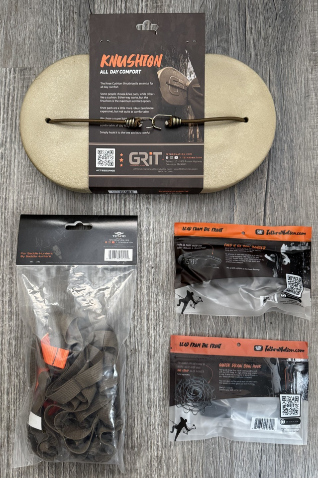 Tethrd Grit Saddle All Day Sit Accessory Package | eBay