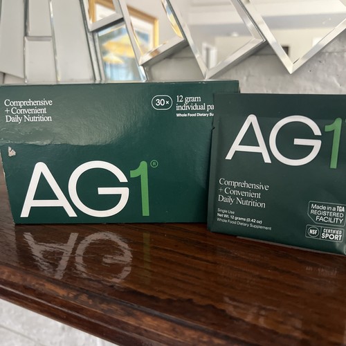 AG1 Comprehensive Convenient Daily Nutrition 30 - 12g Packets Athletic ...