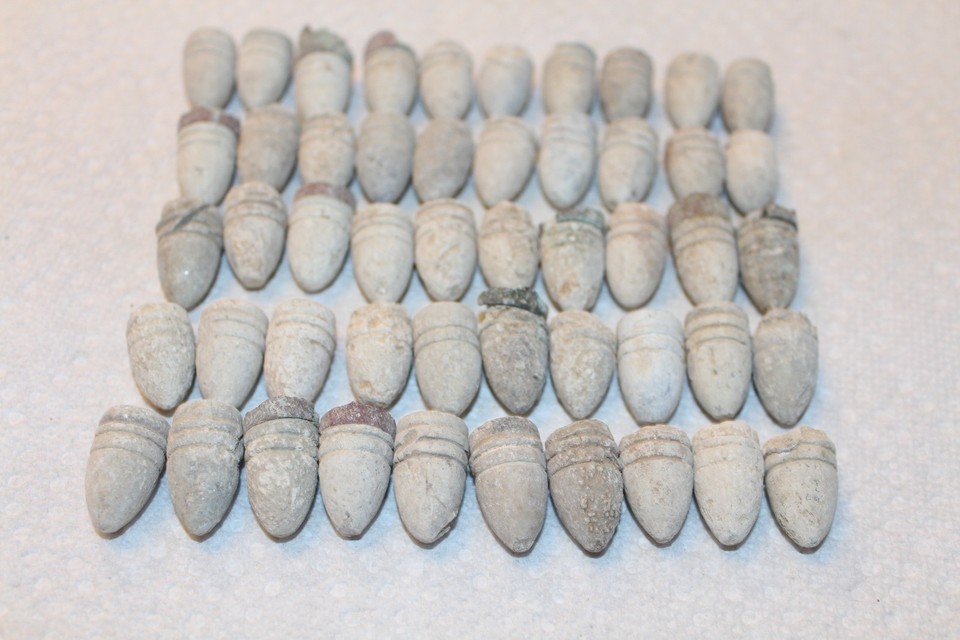 LOT OF 50 DUG CIVIL WAR SPENCER BULLETS FOUND CUSTER'S CAMPS WINCHESTER ...