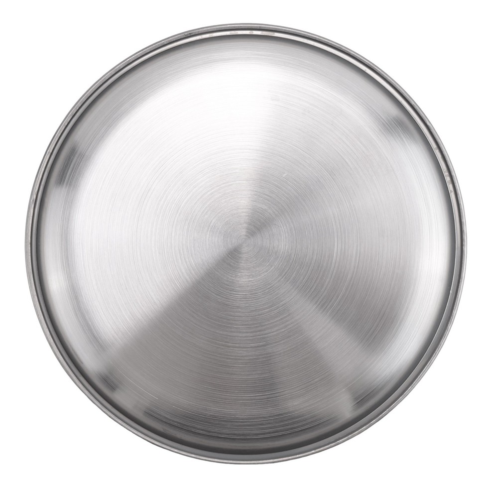 Stainless Steel Bone Spitting Dish Silver Shallow Tray Round Plate 14cm ...