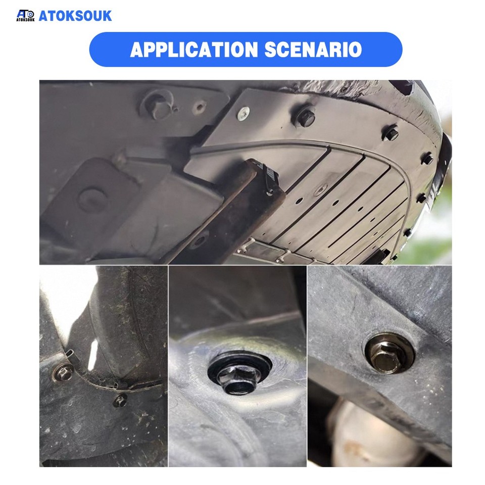 80pcs For Ford Flex Body Bolts U-nut Clip Engine Under Cover Splash ...