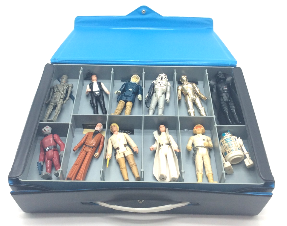 Vintage Kenner STAR WARS Mini-Carry Case W/ 24 Figures & Accessories | eBay