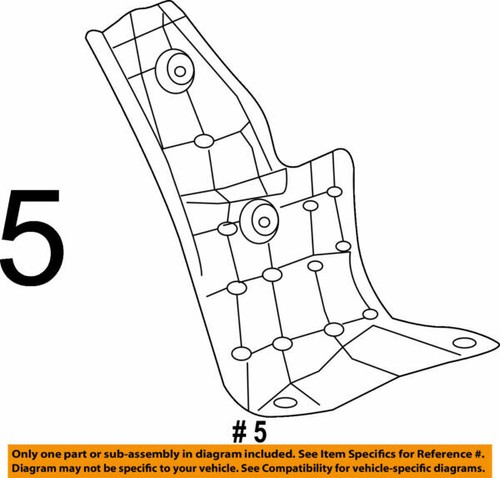 52592-52170 Toyota Seal, rear bumper side, lh 5259252170, New Genuine ...