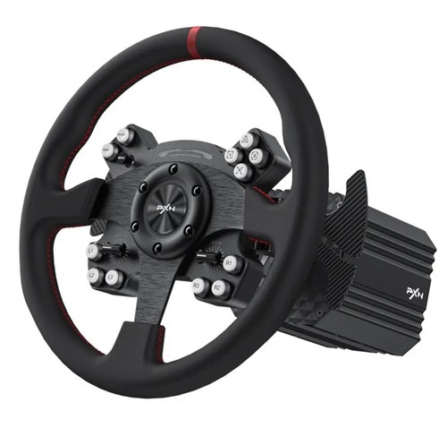 PXN V12 Direct Drive Force Feedback Racing Wheel - 13" Detachable Wheel ...