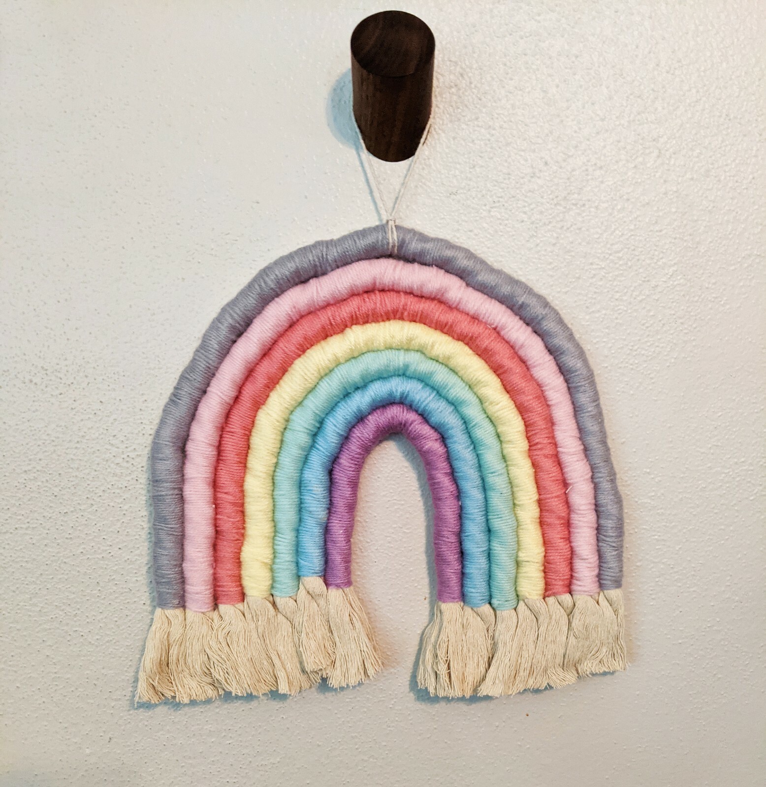 SALE Large Macrame Rainbow Bedroom Nursery Kid Room Tapestry Tassel ...