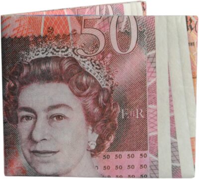 Queen Elizabeth II £50 Bob Wallet Fifty Pound Note Wallet (Bob wallet ...