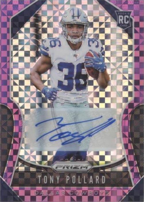 2019 Panini Prizm - Rookies Tony Pollard #339 Purple Power Prizm ...
